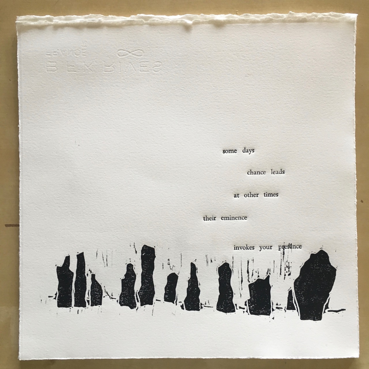 Paper Ponderings: Practising and printing