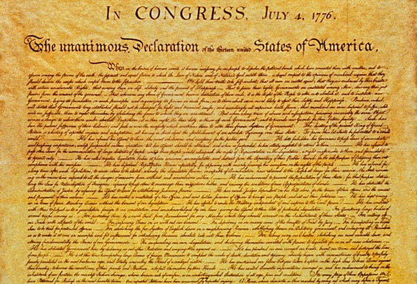 July 4, 1776 - The Declaration of Independence
