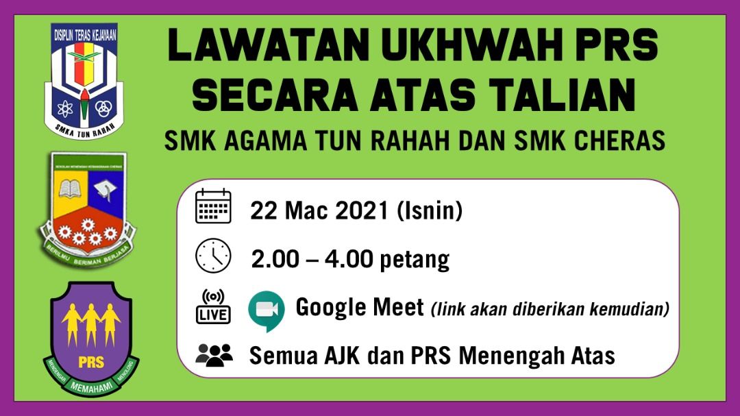 Lawatan Ukhwah PRS Dalam Talian: - GURU KAUNSELING NURHAIZA CHE MAT