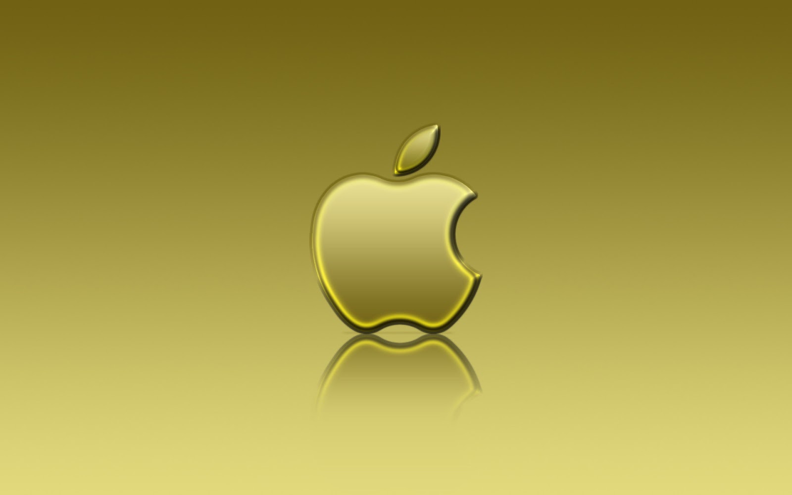 Wallpaper computer macs | yellow apple | ART TWO