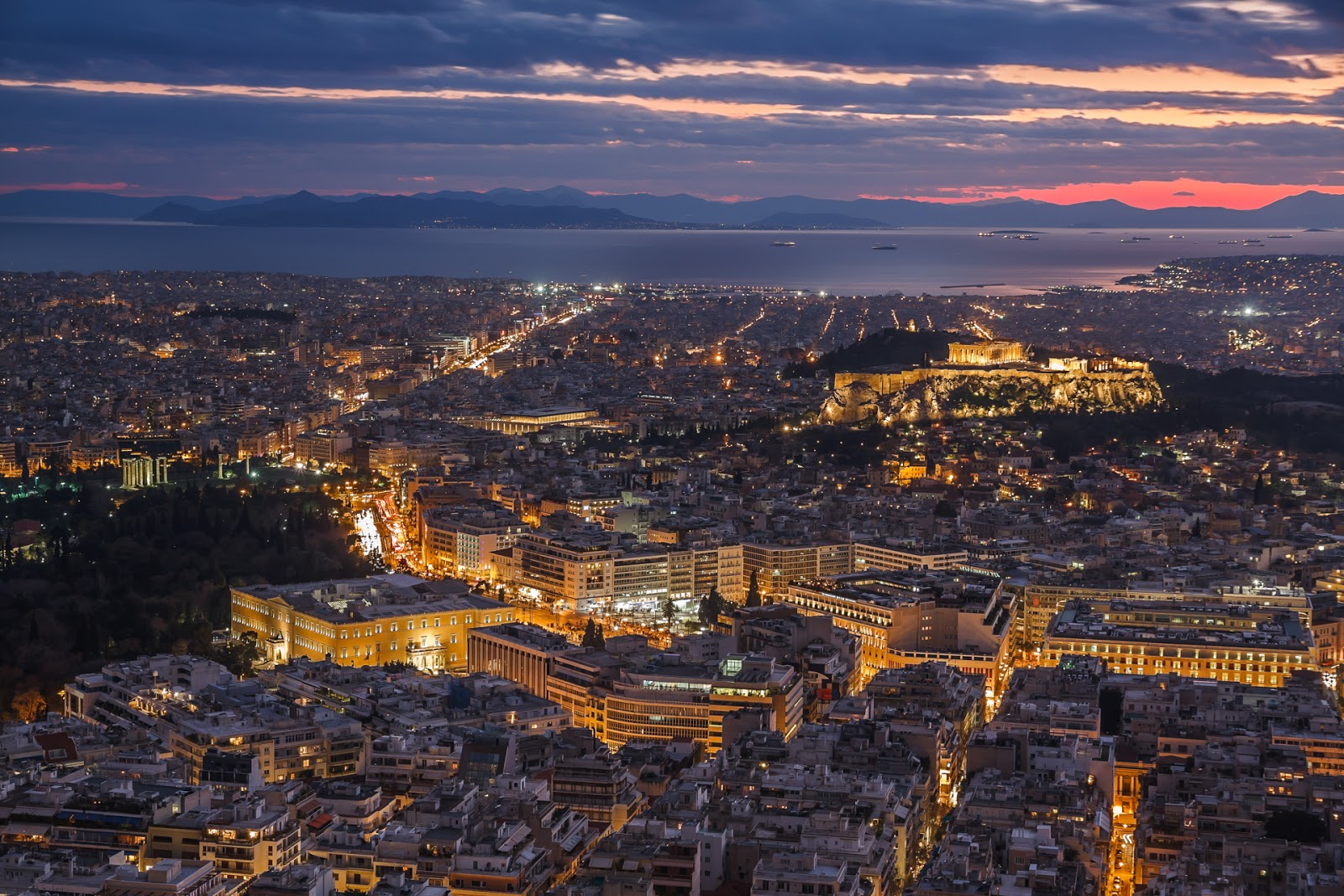 Ancient Hellas back up: Sunset in Athens/ Δύση του ηλίου στην Αθήνα, by ...