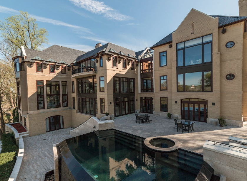 48,000 Square Foot Cliffside Mega Mansion In McLean, VA (VIDEO) | THE ...