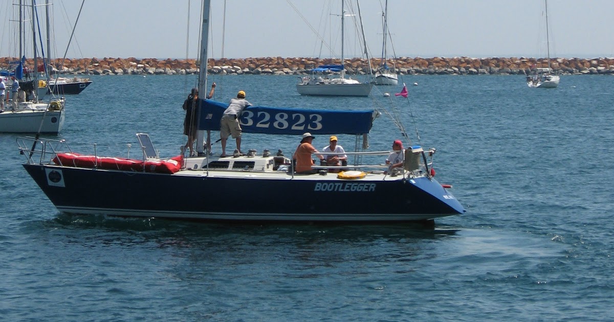 The Sailing Adventures of Bootlegger - A Tripp 47: 2012 Mac Race Finish