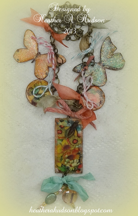 Really Reasonable Ribbon Blog: Paper Charm Necklace with Ribbon and ...