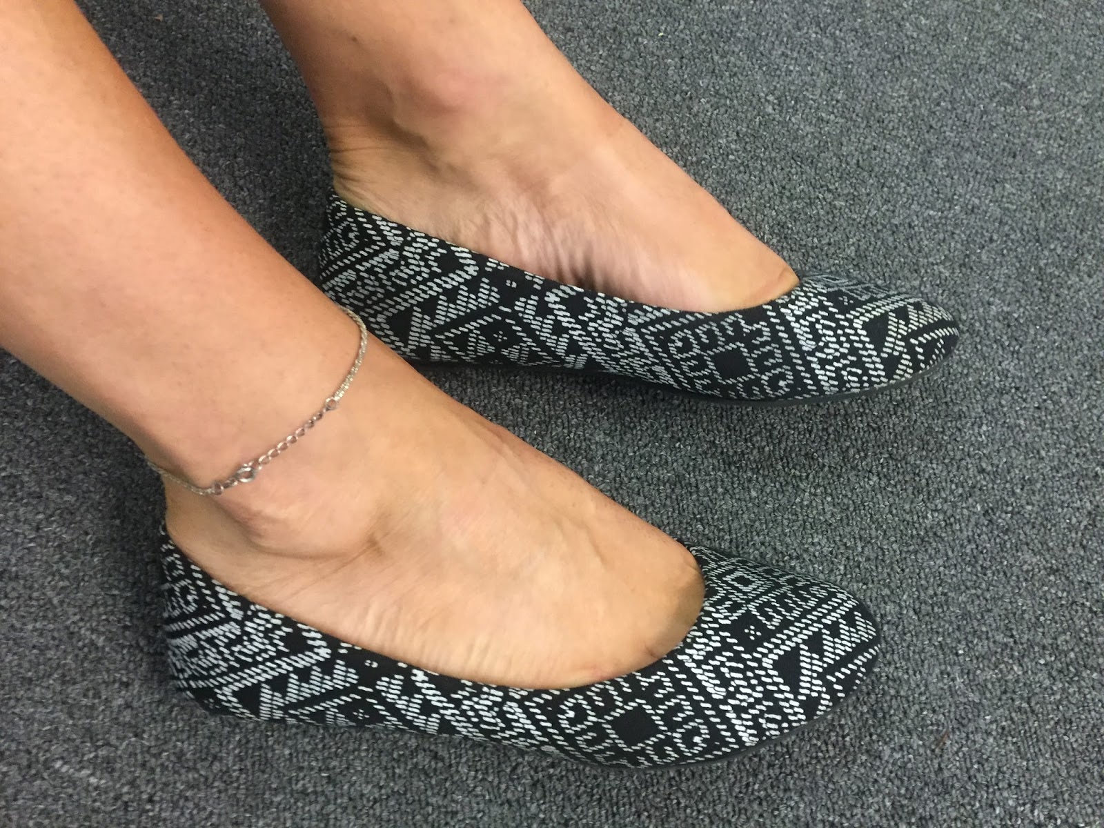 Briddys Feet: Off to ballet straight from work in really trashed black ...