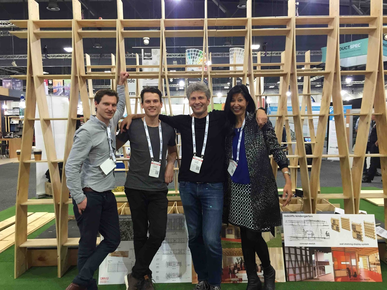 CLICK-RAFT: Action @ buildnz/designex trade show with PrefabNZ and Makers