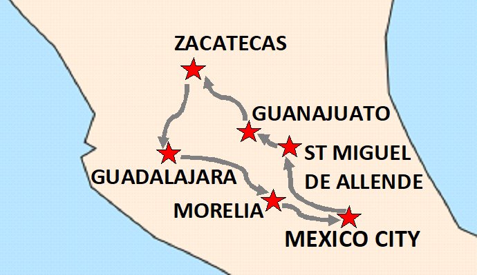 MEXICO - Spanish colonial heritage