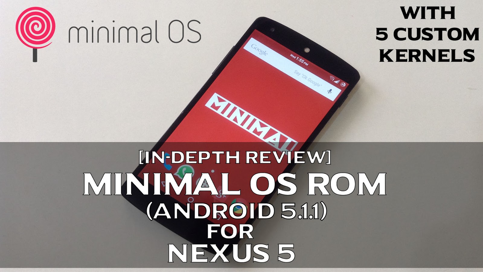 JUST ANDROID: [In-Depth Review] Minimal OS ROM for Nexus 5 (Android 5.1 ...