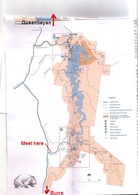 COG visit to Googong South