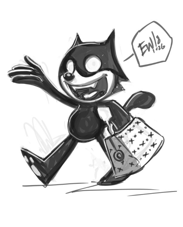 How To Draw Felix The Cat