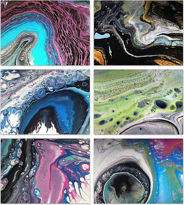 Heart of Enchantment: Fluid Art Gallery