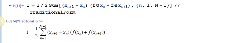 The Way of Mathematica: Example of a Package in a Notebook: Trapezoid ...