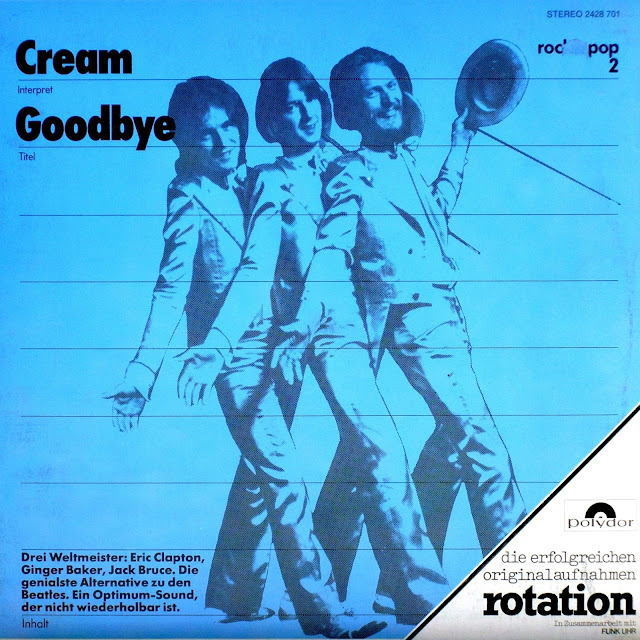 1969 Goodbye - Cream - Rockronología