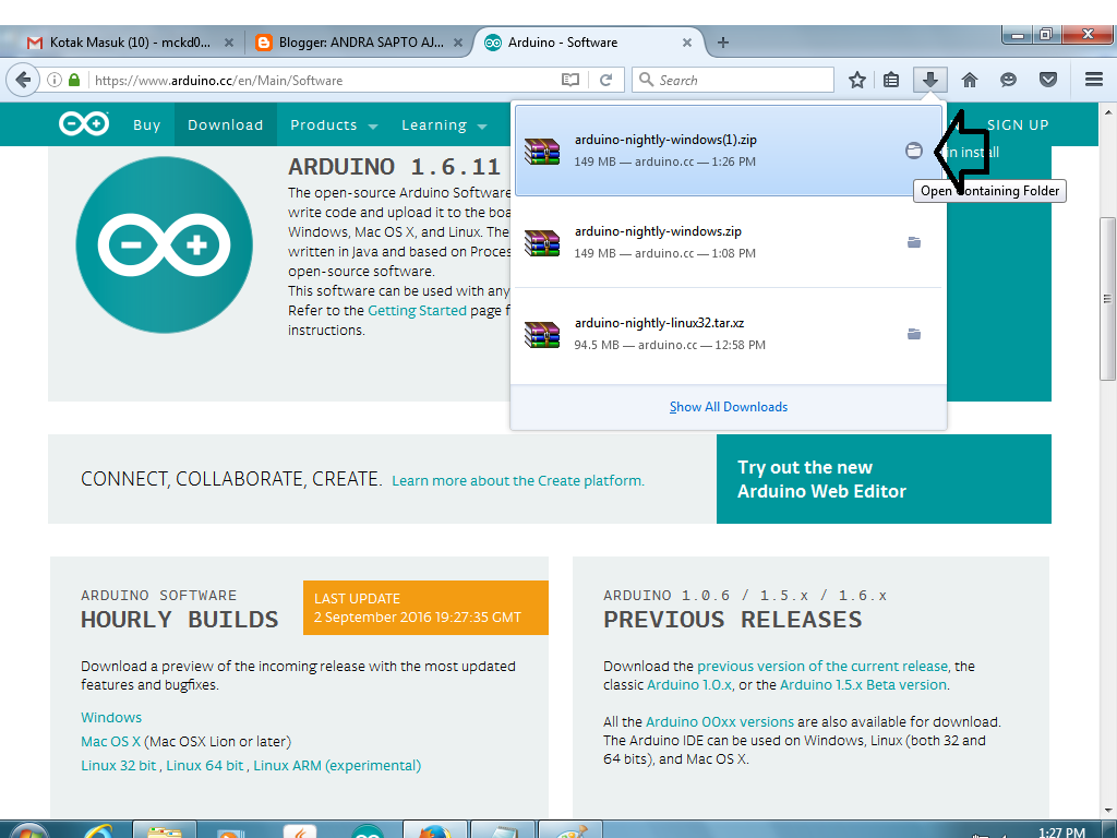 Langkah Langkah Menginstal Arduino Ide 1 6 11 ~ Andra Sapto Aji