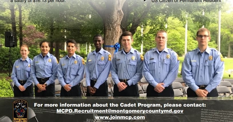 CCJS Undergrad Blog: Montgomery County Police Cadet Program ...
