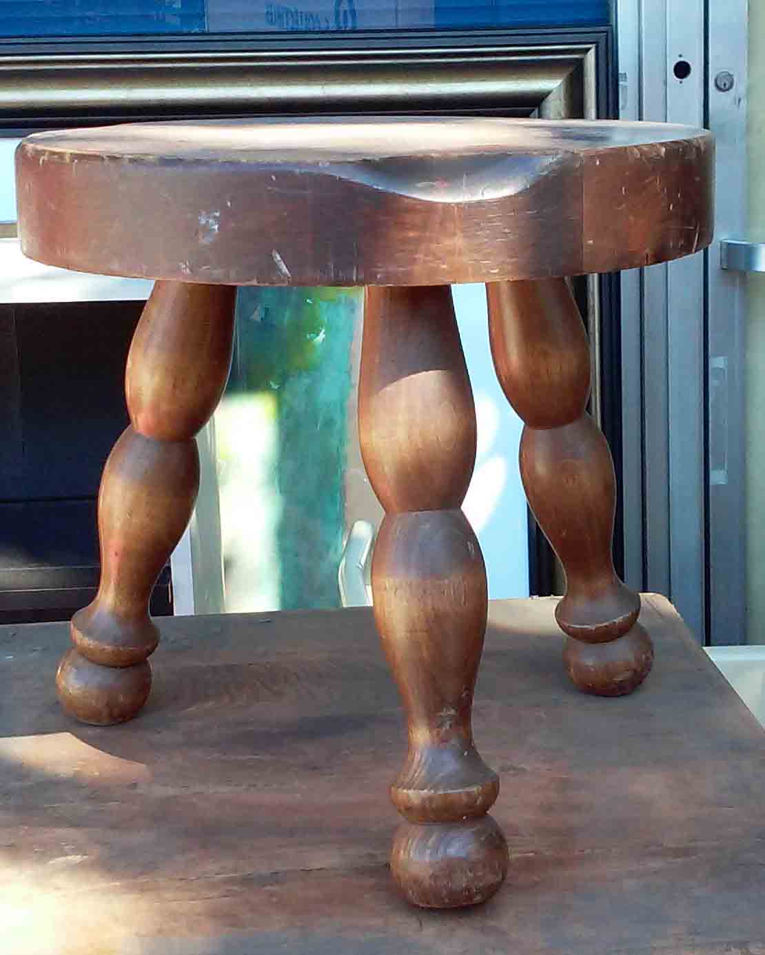 UHURU FURNITURE & COLLECTIBLES: SOLD Milkmaids Stool - $15