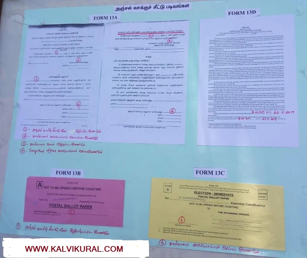 Postal Vote Layout ~ ALL FORMS FOR TEACHERS AND STUDENTS