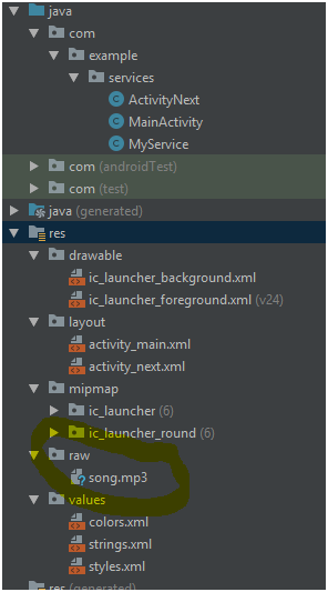 Services In Android