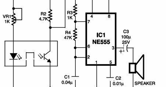 Rangkaian Pendeteksi Asap Rokok Sederhana