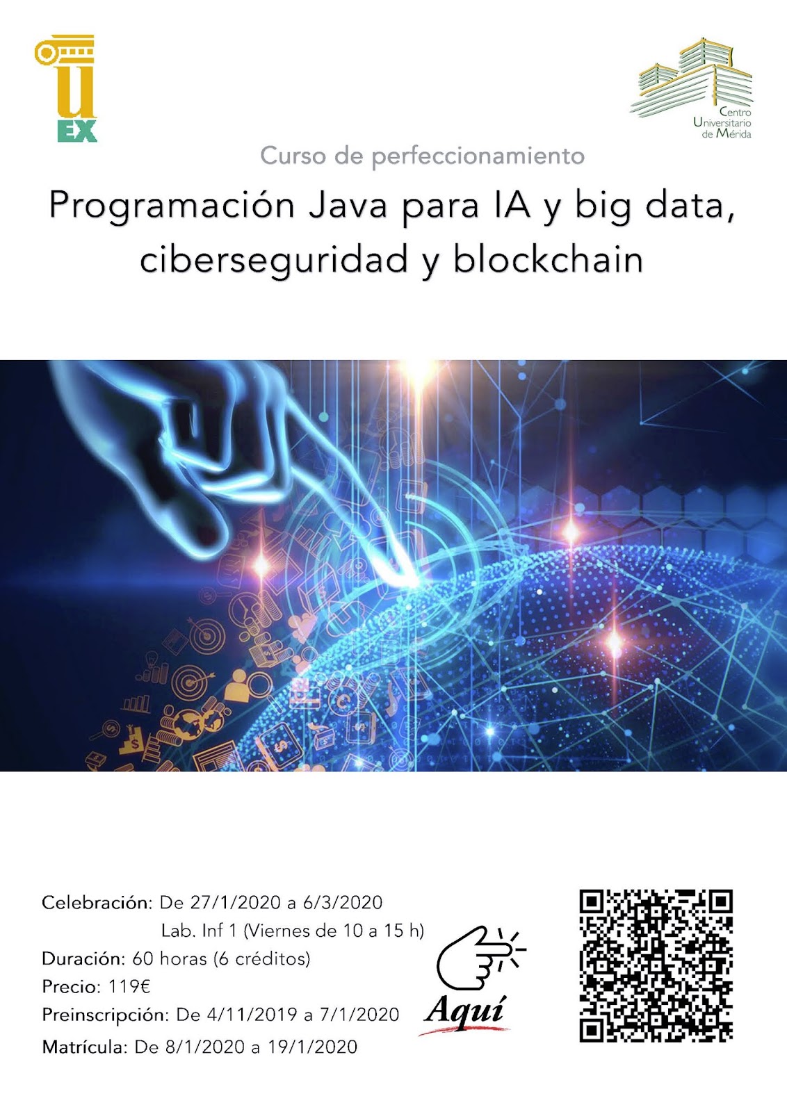 Centro Universitario de Mérida: Programación Java para IA y big data ...