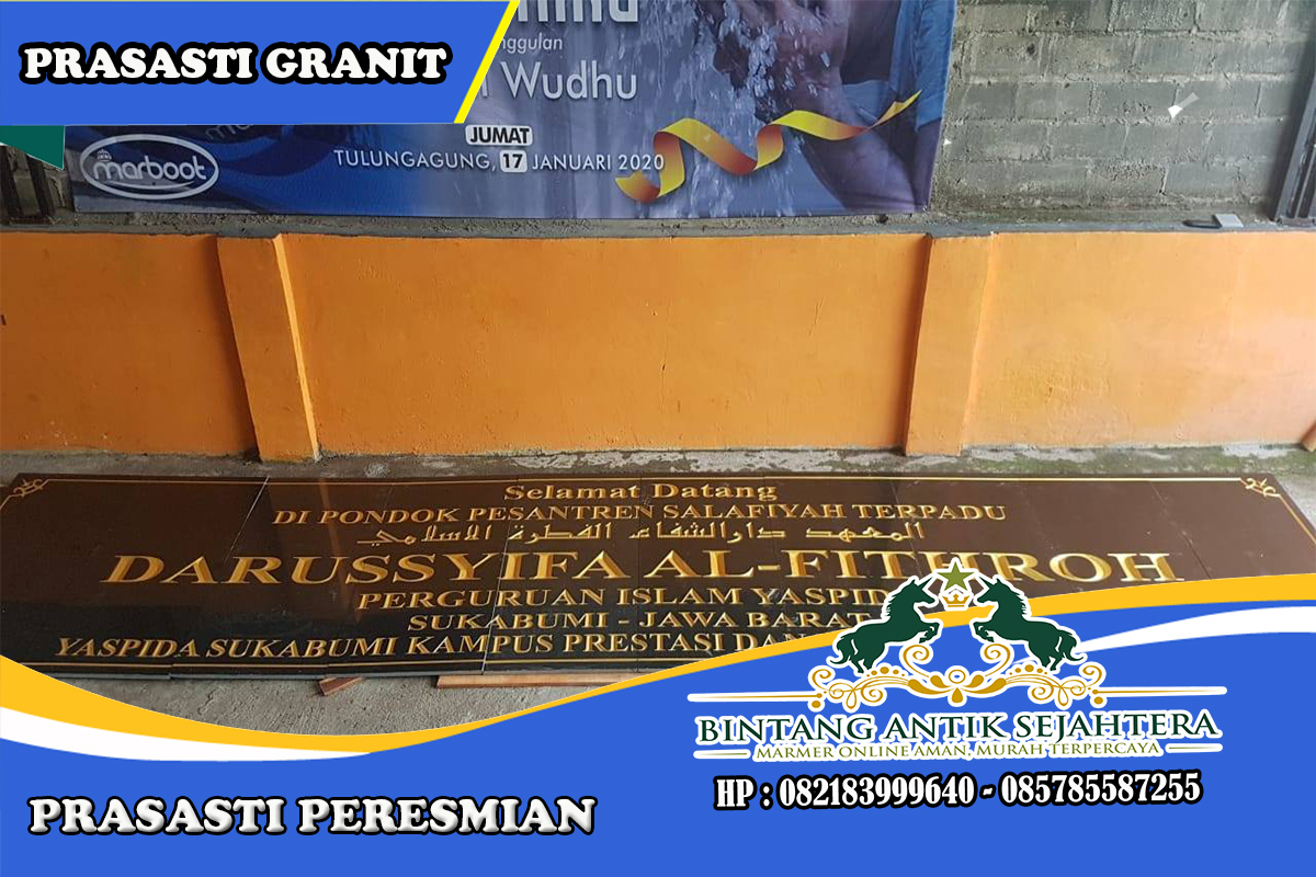 Bintang Antik Sejahtera Batu Alam: Design Prasasti Peresmian | Prasasti ...