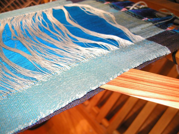 A FiberArtisan's Weaving Path: Doubleweave Sprang "Lace"