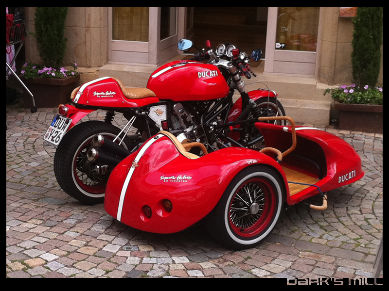 MOTORCYCLE 74: Ducati sidecar
