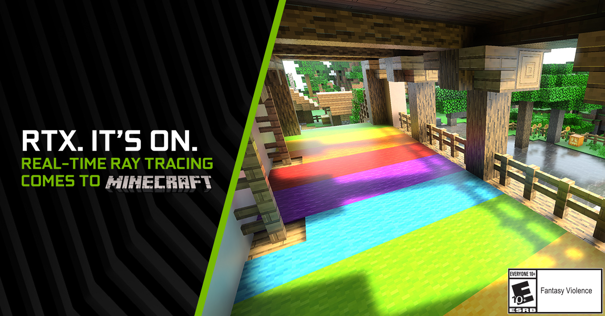 Info de Geek !: MineCraft : le RTX arrive officiellement sur le titre