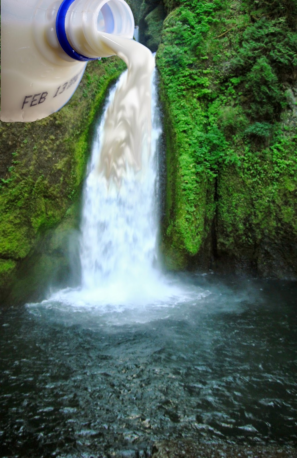 The Viz The Milk Waterfall
