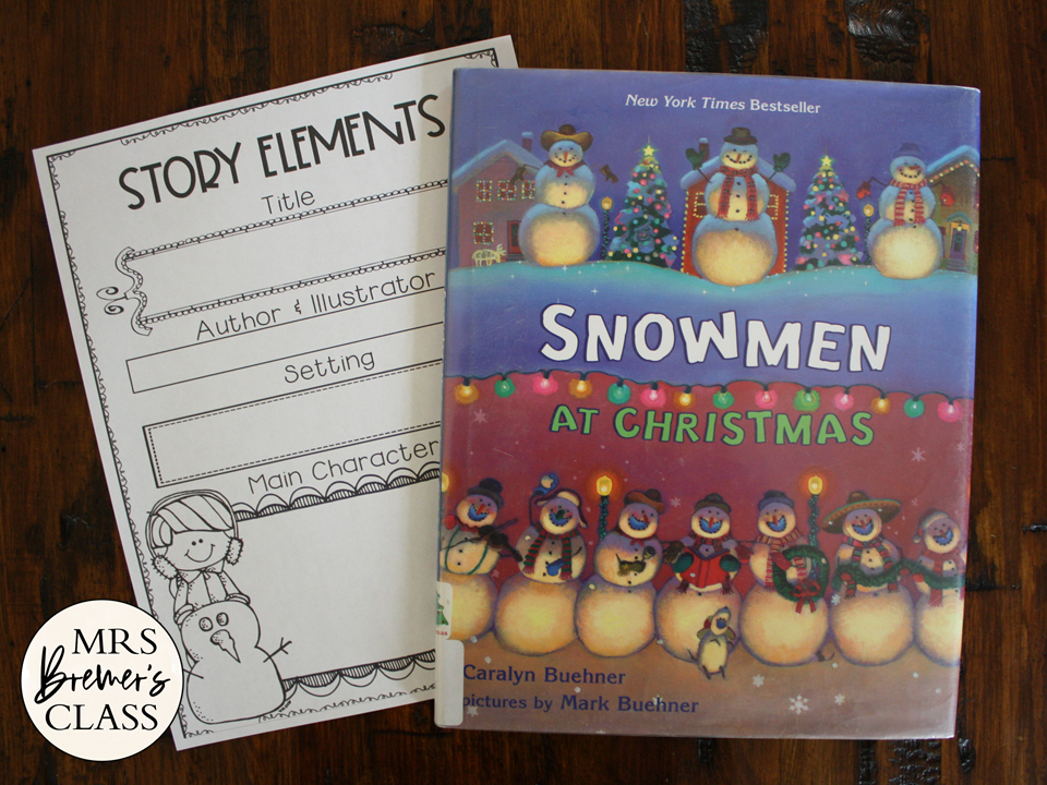 Snowmen at Christmas | Book Activities and Craftivity | Mrs. Bremer's Class