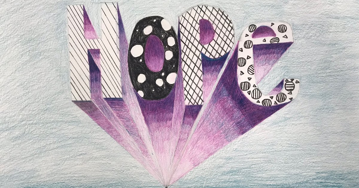 Creating with Kaiser: 7th Grade Lettering in Perspective