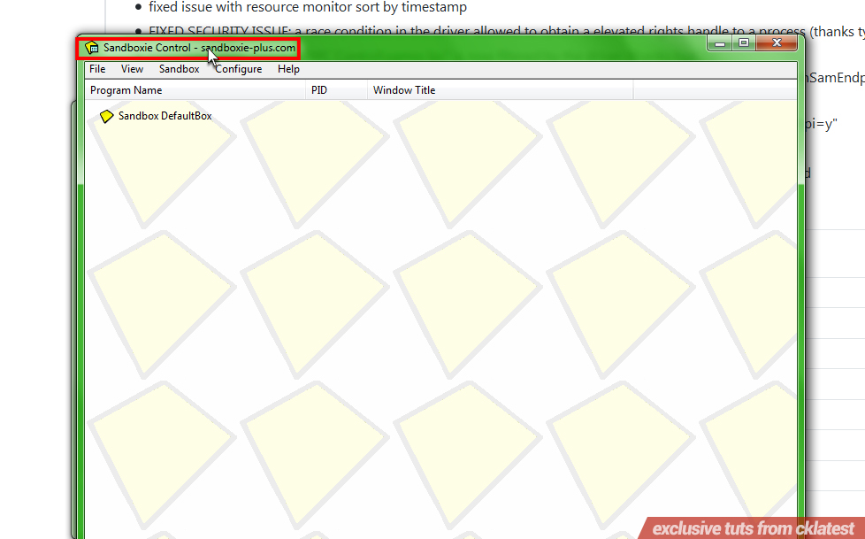 Sandboxie Windows 10