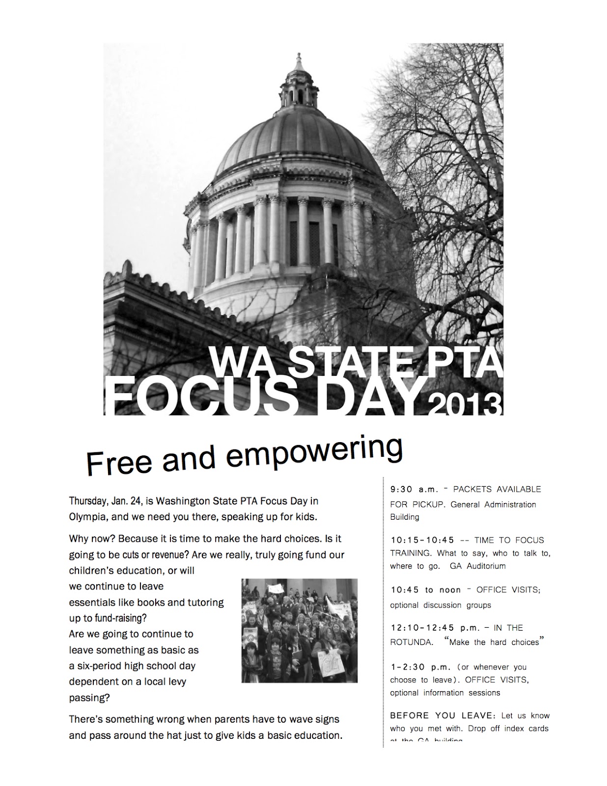WSPTA Focus Day: Updated printable flyer