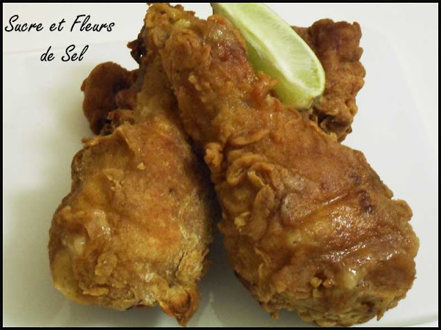 Sucre et Fleurs de Sel: Pilons de poulet frit.