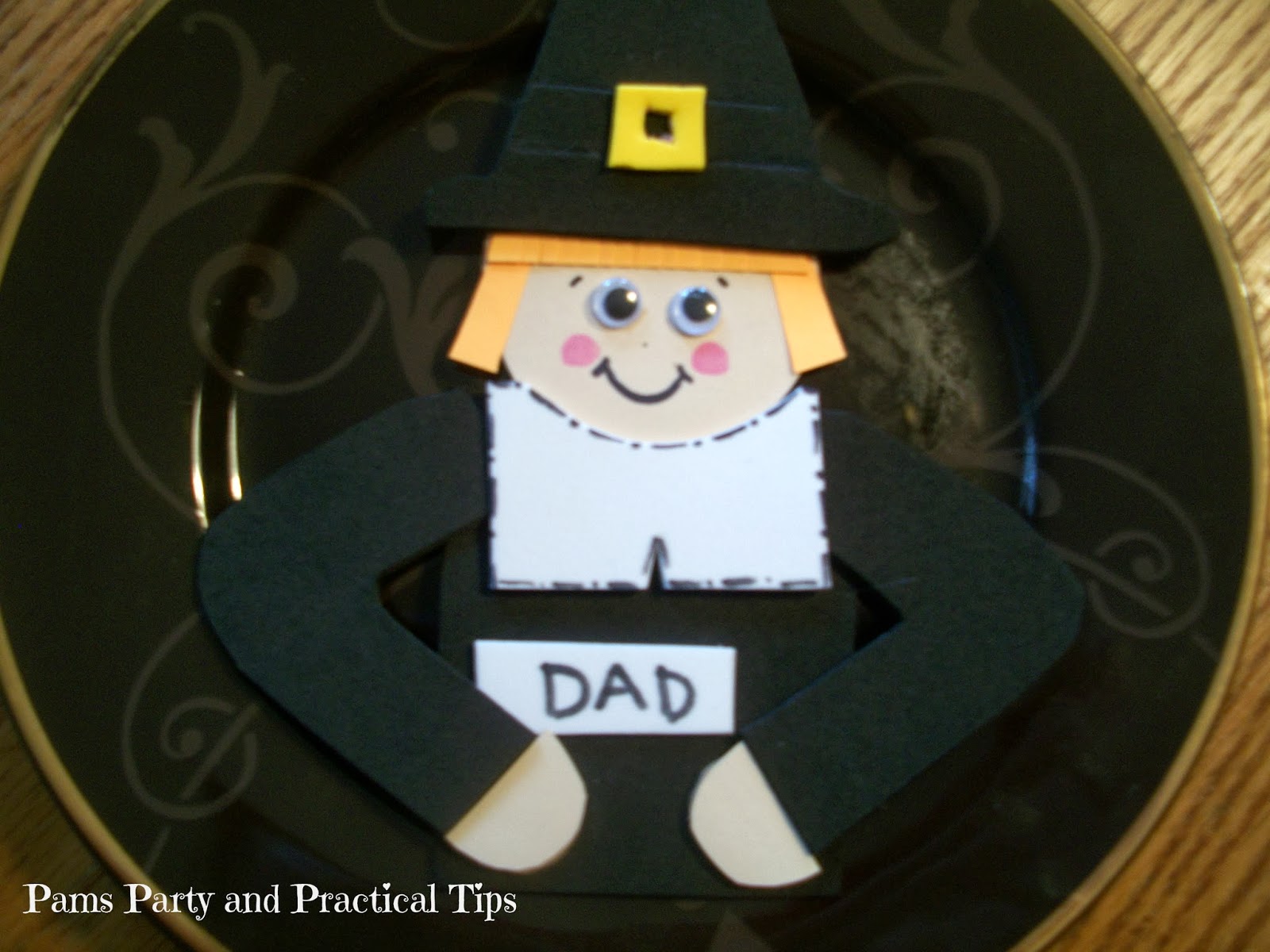 Pams Party & Practical Tips: Pilgrim and Indian Thanksgiving Place Cards