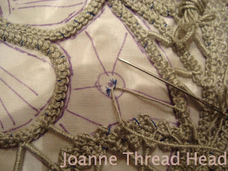 Thread Head: Intermediate Romanian Point Lace Tutorial