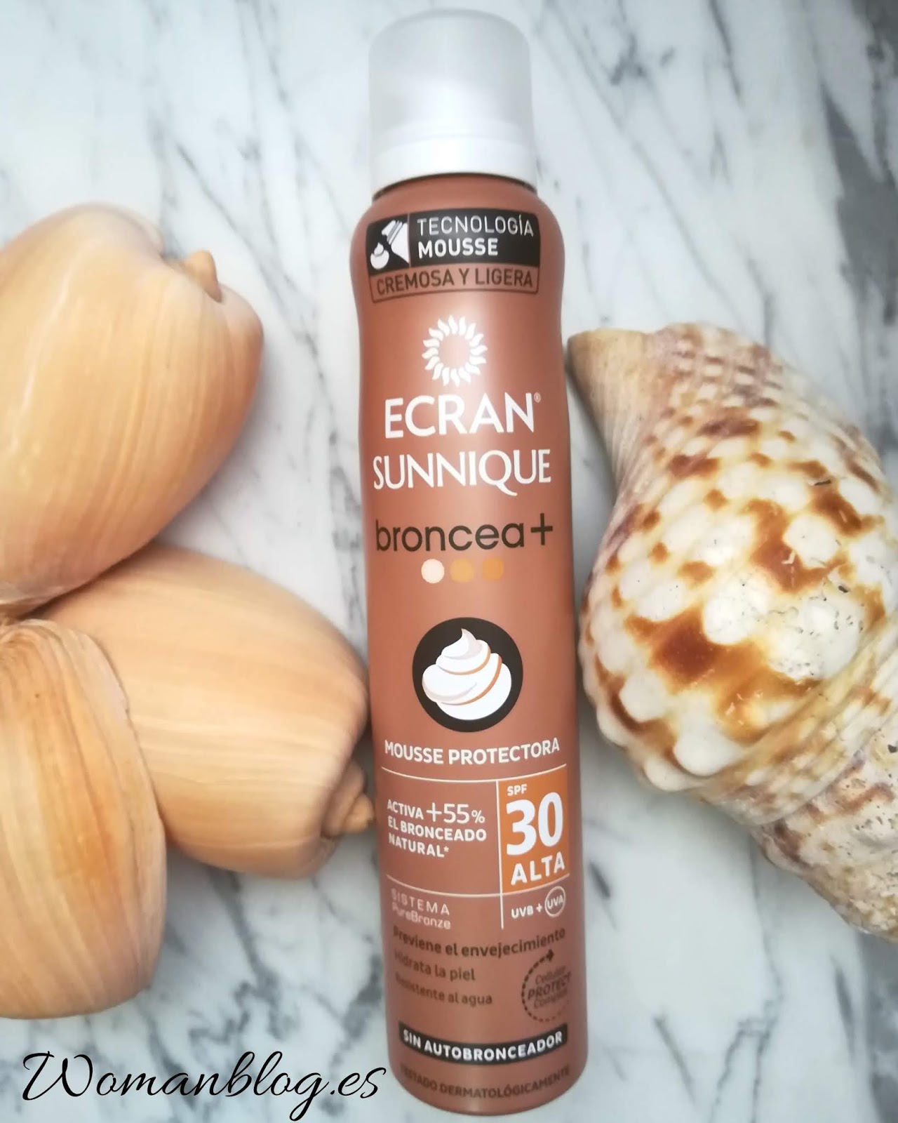 WomanBlog.es: Mousse Ecran Sunnique Broncea + SPF30
