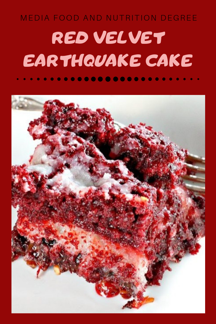 RED VELVET EARTHQUAKE CAKE #EASYRECIPE #DESSERT - Media Food and ...