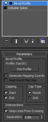3DS MAX: Bevel Profile