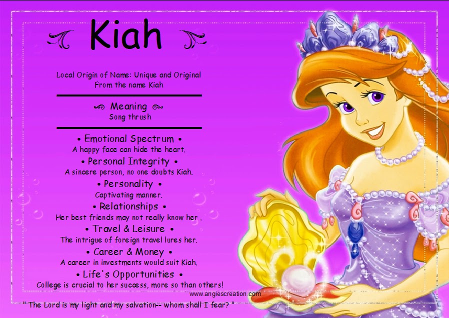Kiah | Unique Names