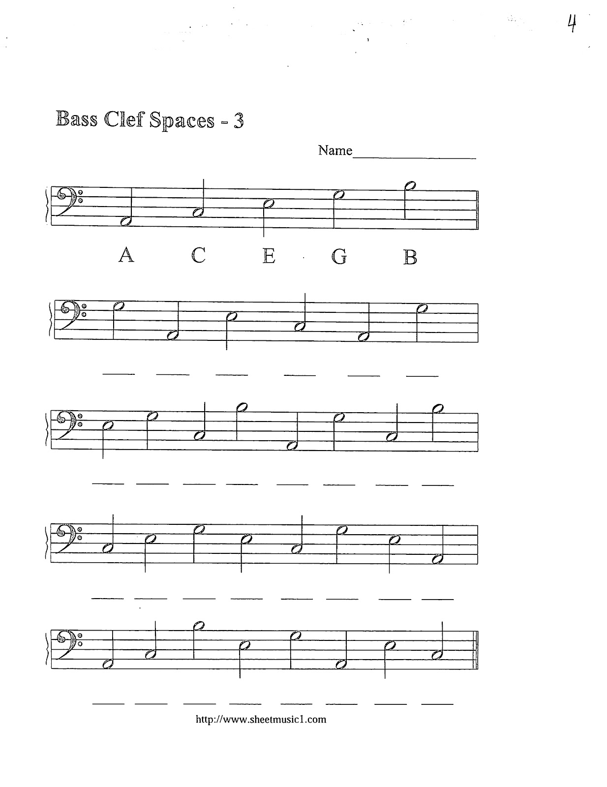 Miss Jacobson's Music: THEORY #7: BASS CLEF NOTE READING