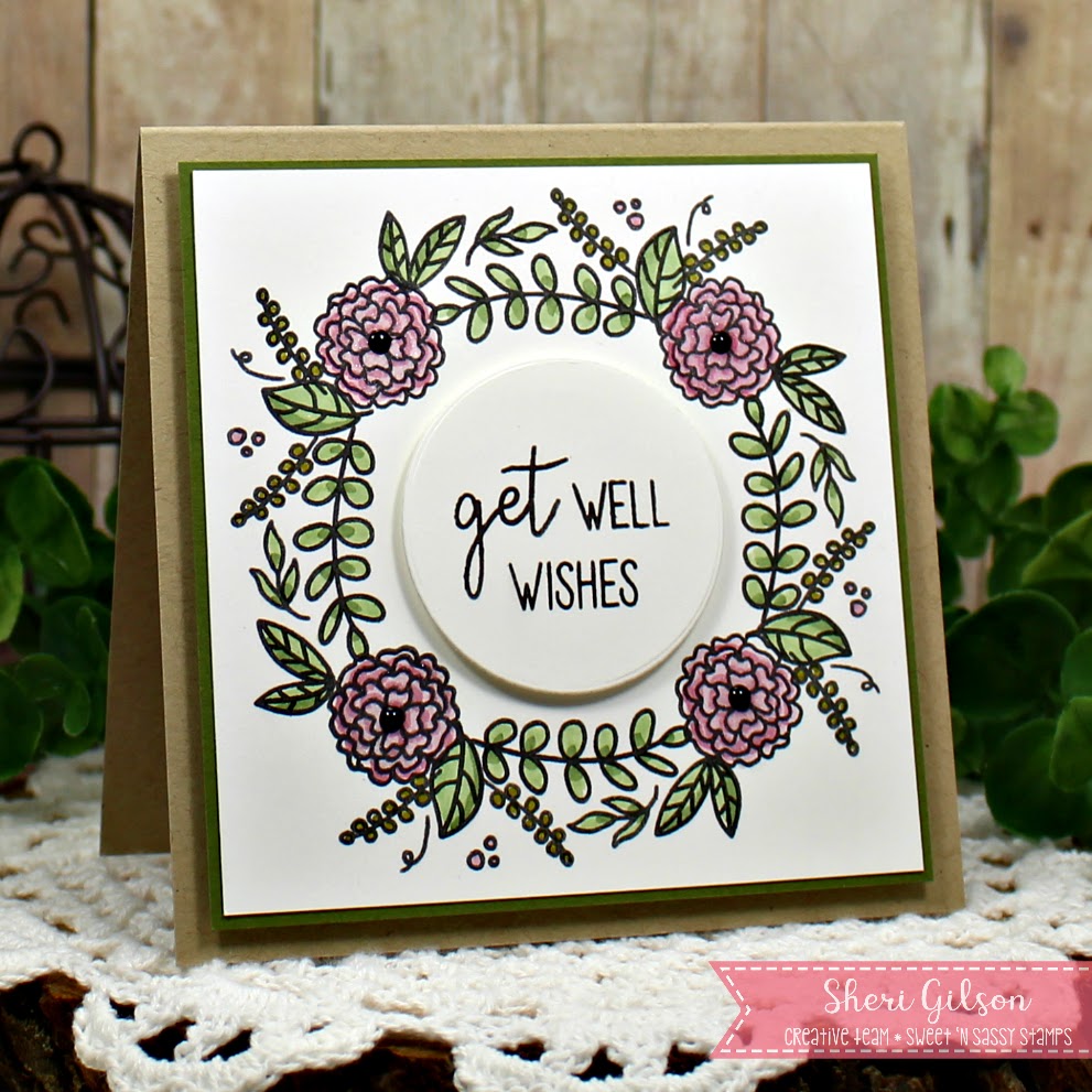 Paper Crafty's Creations : Sweet 'N Sassy Stamps | Get Well Wishes