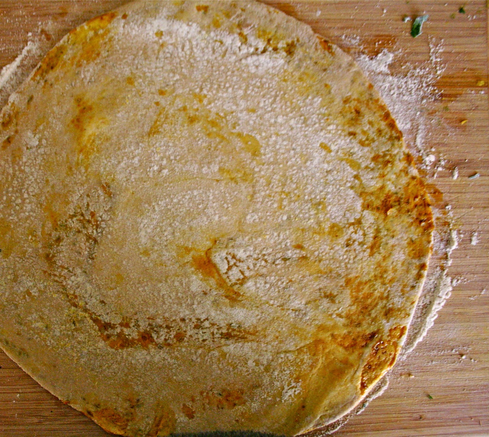 life. homemade.: 100% whole wheat curried flatbread. homemade bread.