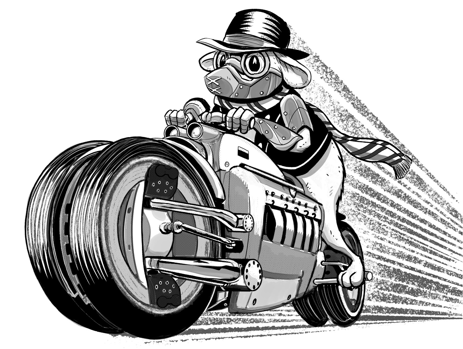 Heavy Metal Thunder Mouse by Shoreless Skies Publishing