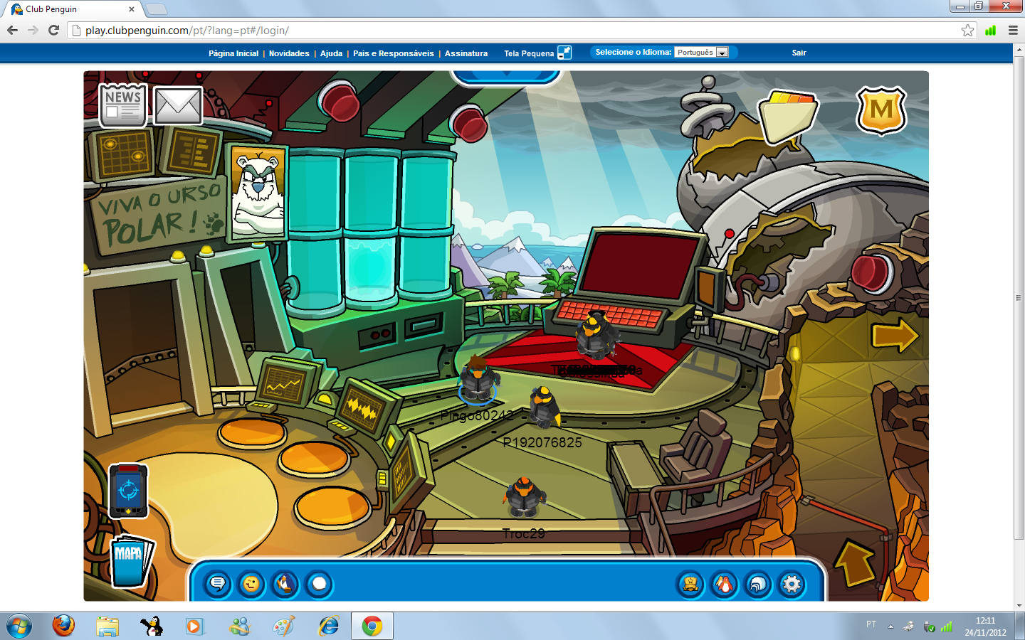 Club Penguin Blaster Ice: Herbert Foi Derrotado!