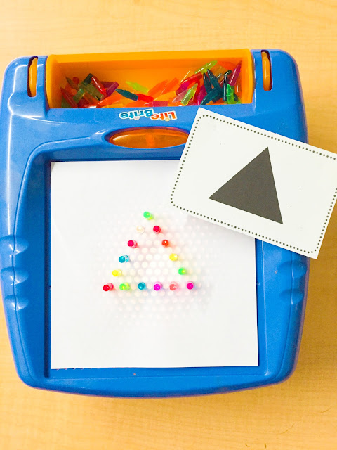 A Math Center Idea: Lite Brite Math!