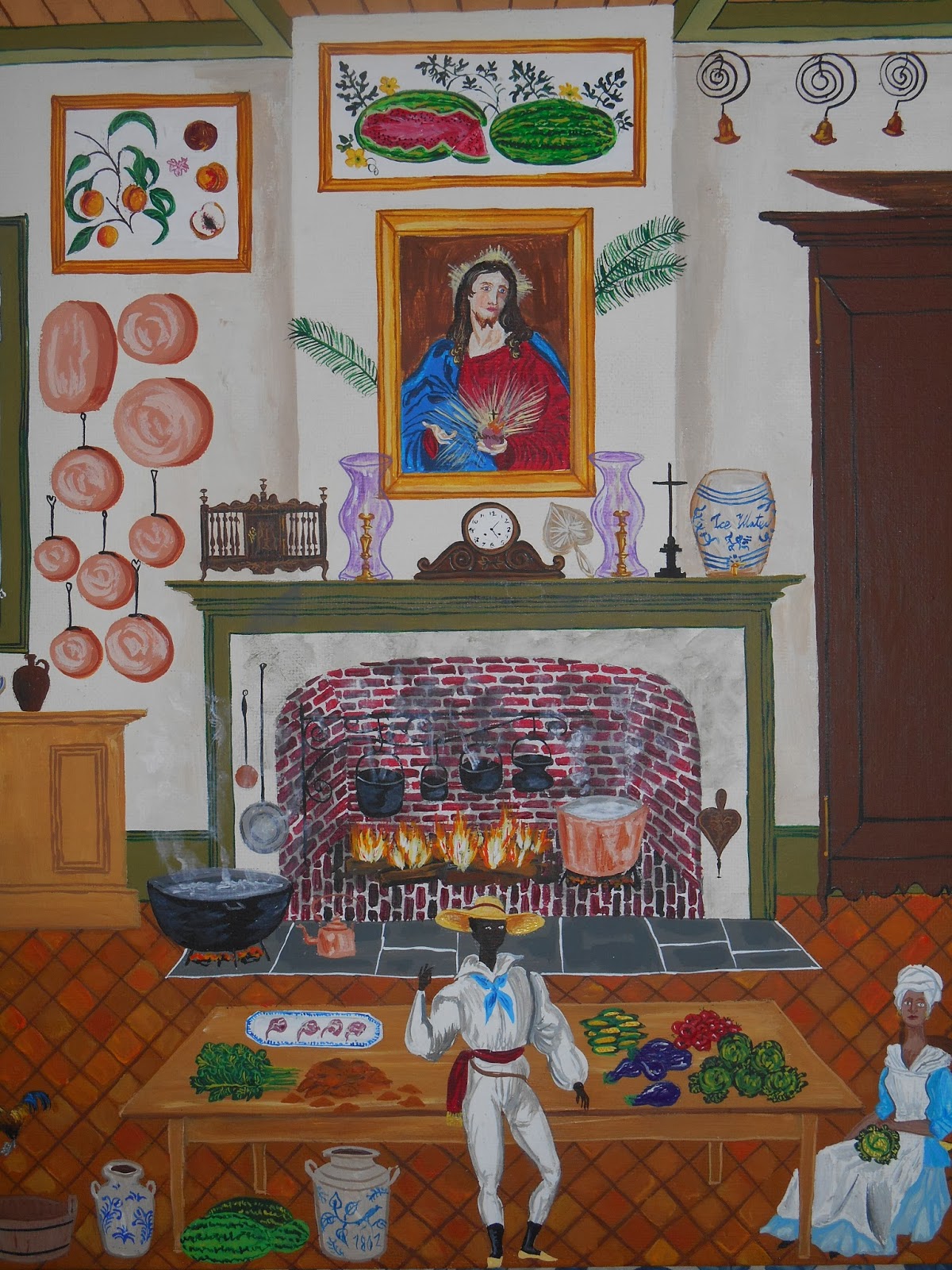 Southern Folk Artist & Antiques Dealer/Collector: Creole Kitchen, A ...