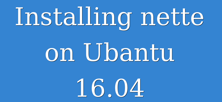 PHP Nette Framework tutorial