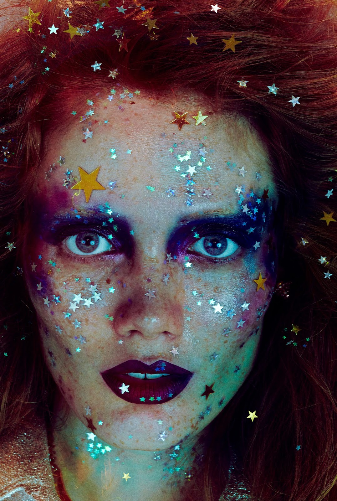 Astrology Zodiac Constellation Freckle Beauty Fashion Editorial for ...
