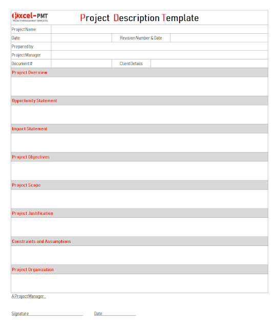 Project Description Sample Examples Project Management Templates Project Description Sample Examples Project Management Templates